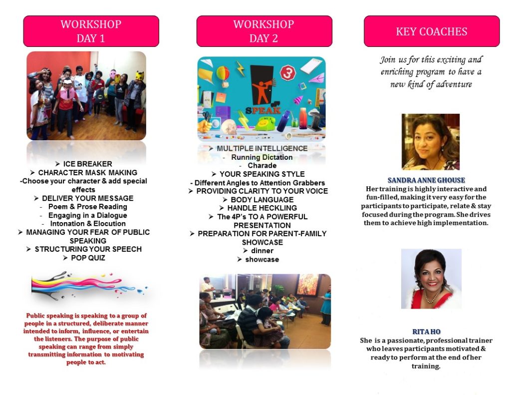 Public Speaking Holiday Program | Candle Light Training